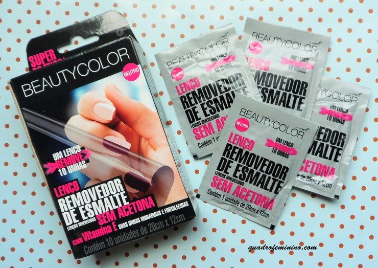 Lenços Removedores de Esmalte Beauty Color