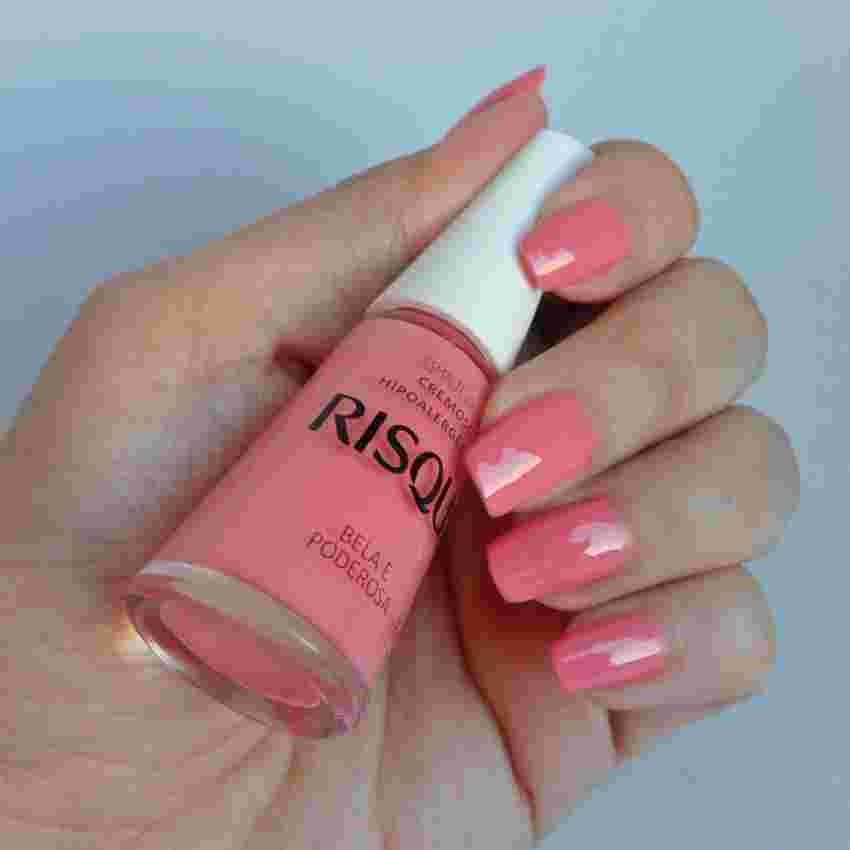 Esmalte Risqué Bela e Poderosa Ser Pink é Power - encantador