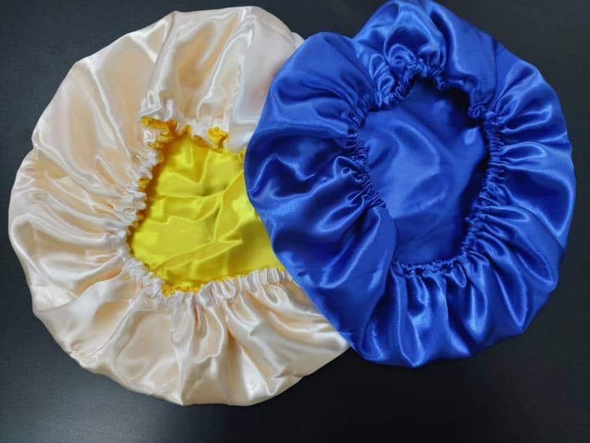 Touca de cetim - aprenda a fazer e turbine os cuidados