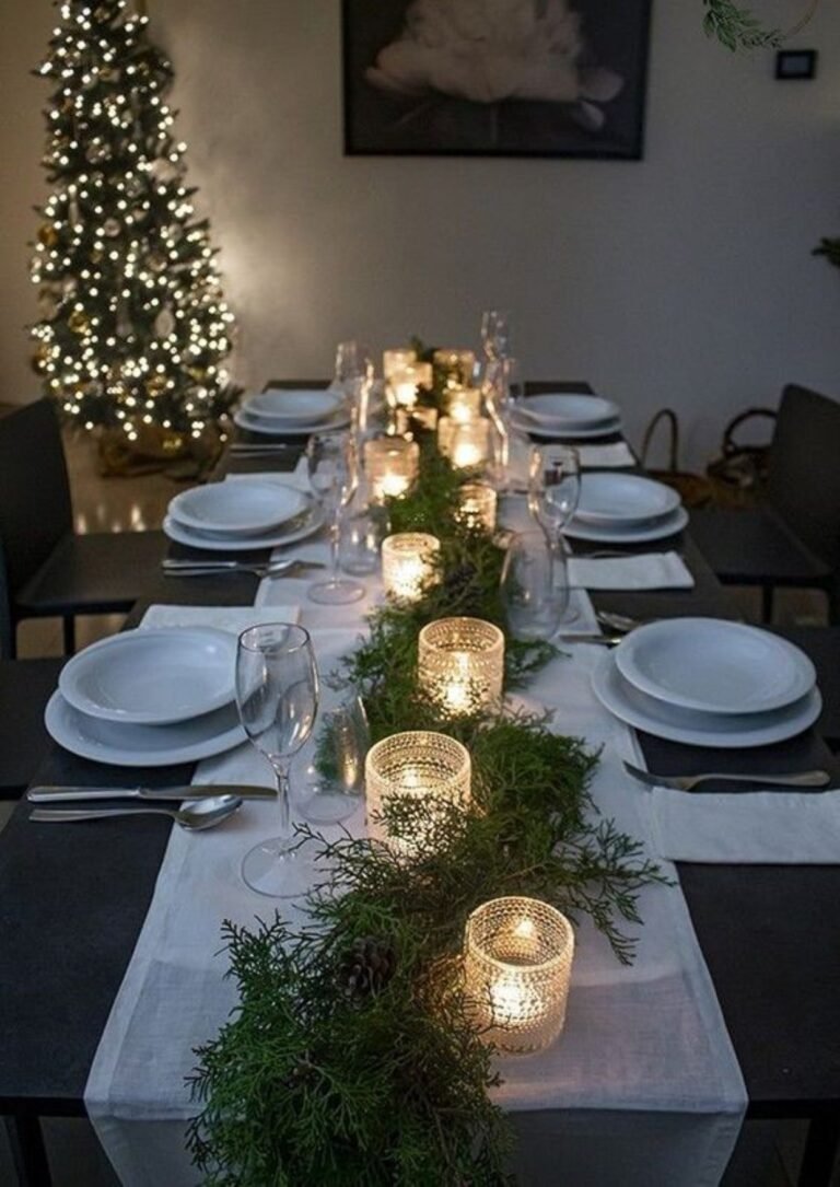 Como montar uma mesa de Natal simples e encantadora